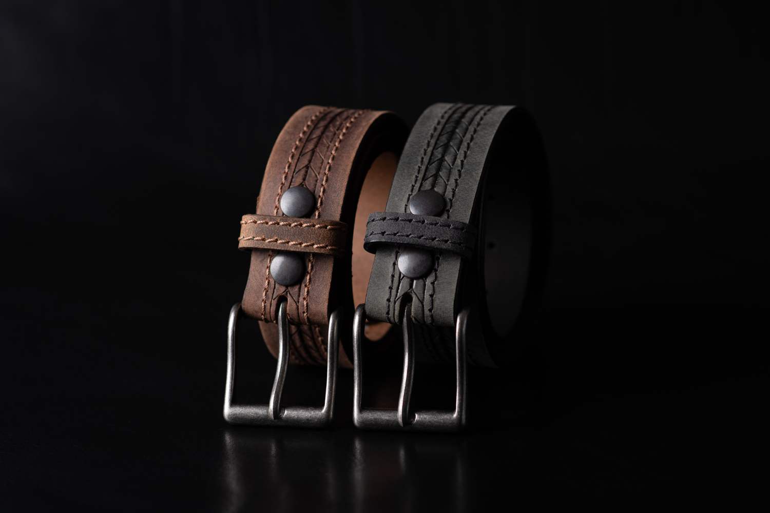 The Purpose Belt - Arrow Patterned 100% Real Leather Belt