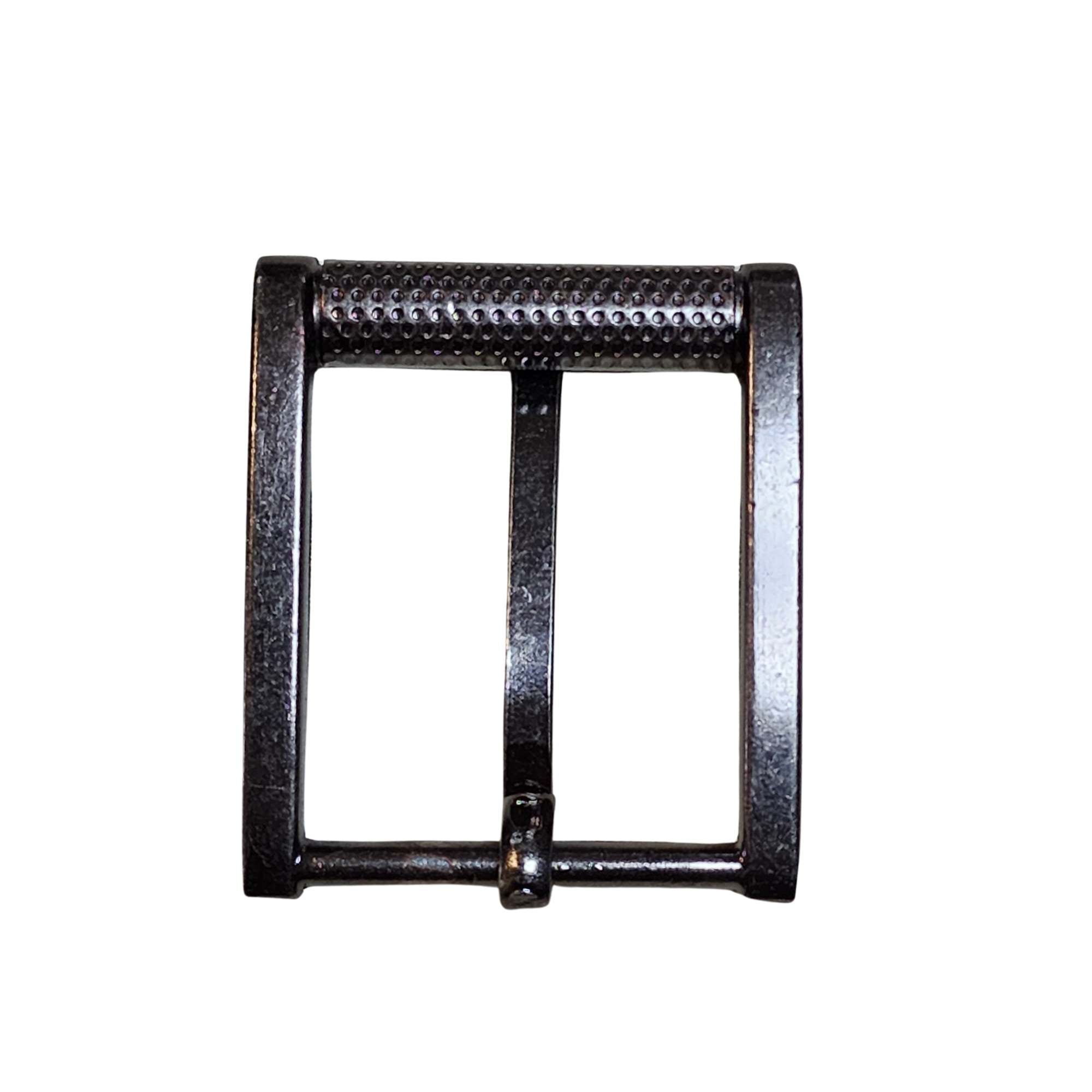 Embossed Heavy Duty Straight Edge Belt Buckle - 40 mm/ 1.6"